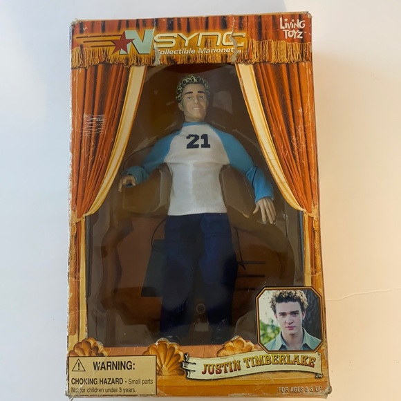 Other | Nsync Justin Timberlake Collectible Barbie Marionette Doll ...